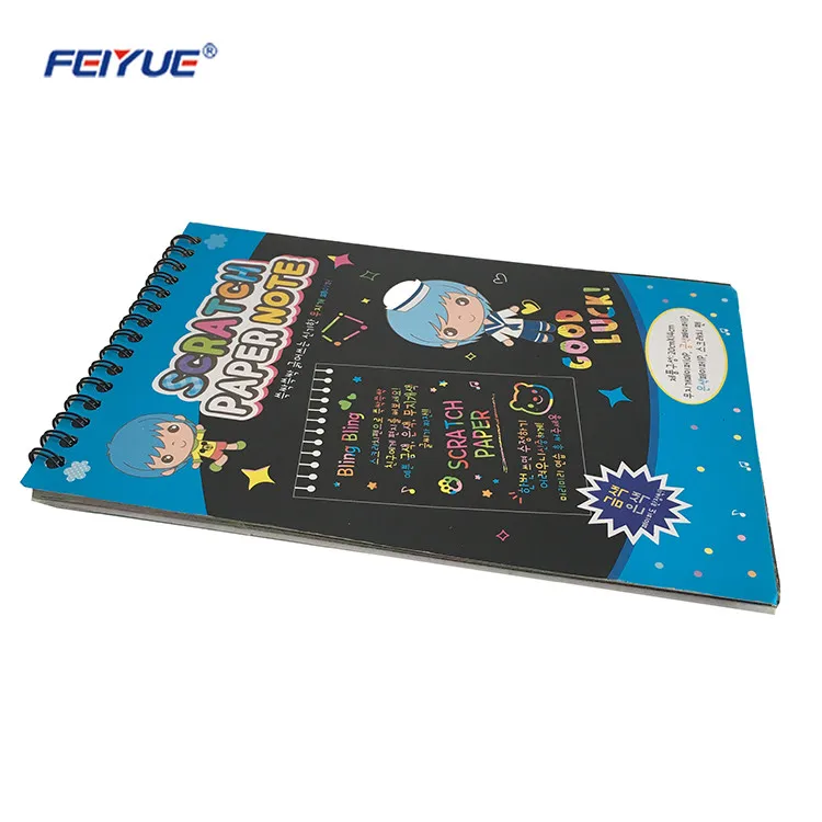 Custom Kids Draw Activity Book Kits Scratch Art Paper Book - Buy Kids ...