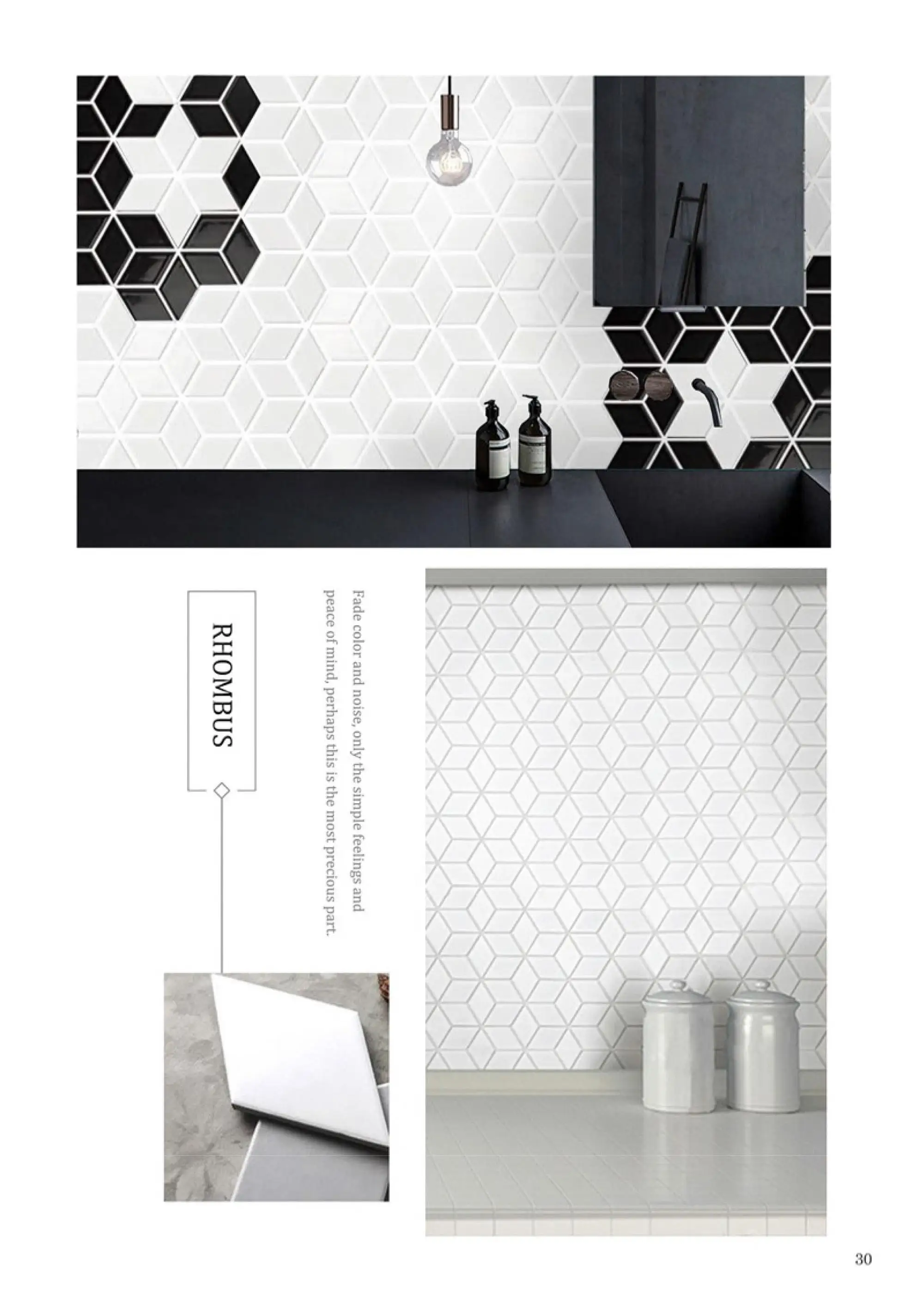 3d Effect Diamond Shaped Mosaic Tiles - Buy Mosaic Tiles,Diamond Shaped ...