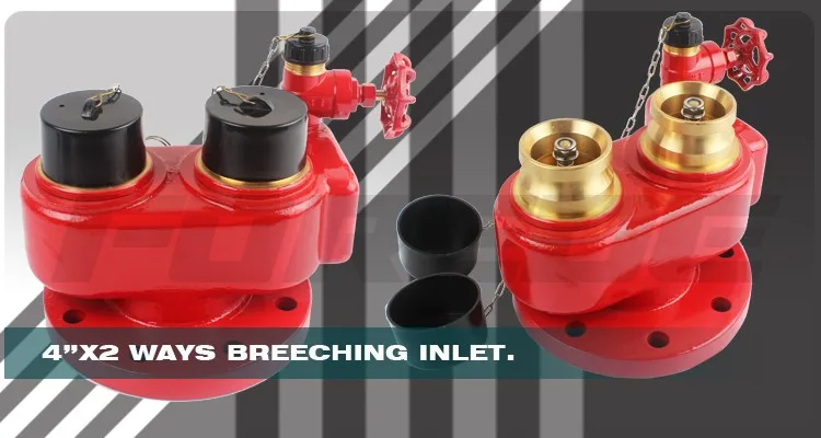 2 Way Fire Breeching Inlet Valve For Dry Risers - Buy 2 Way Fire ...