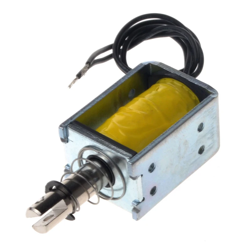 Dc 12v Magnetic Solenoid Push&pull Open Frame Electromagnet Zye1-0837z ...