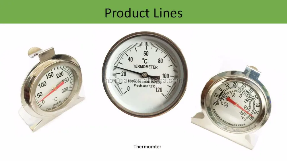 Bi-metal Thermometer,Temperature Measuring Bimetal Pipe Thermometer ...
