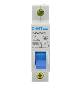 Chint Miniature Circuit Breaker Dz47-60 1p C1 C2 C3 C4 C5 C6 1a 2a 3a 4a 5a 6a Mini Circuit ...