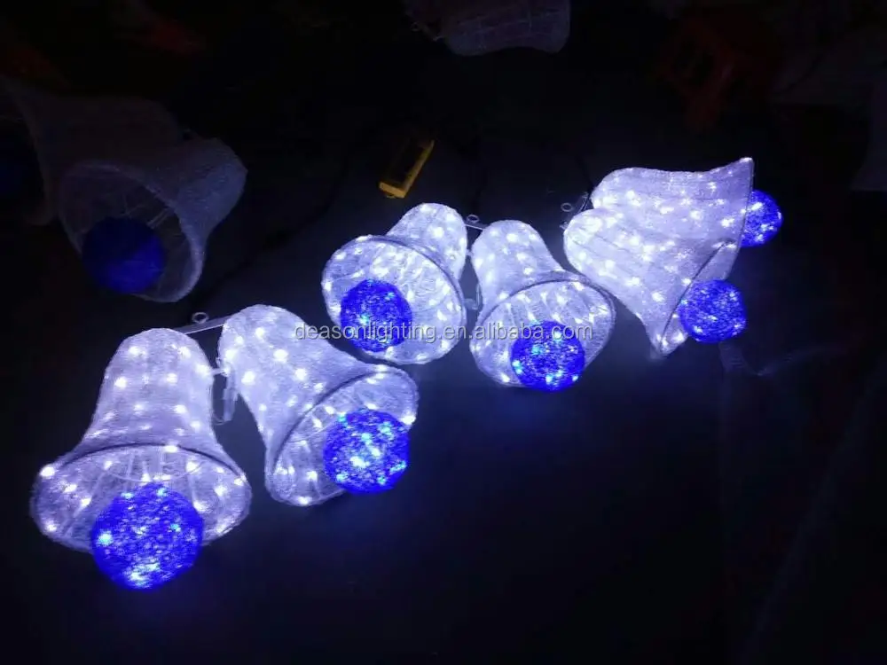 Large Lighted Christmas Bells - Buy Hanging Outdoor Christmas Bell ...