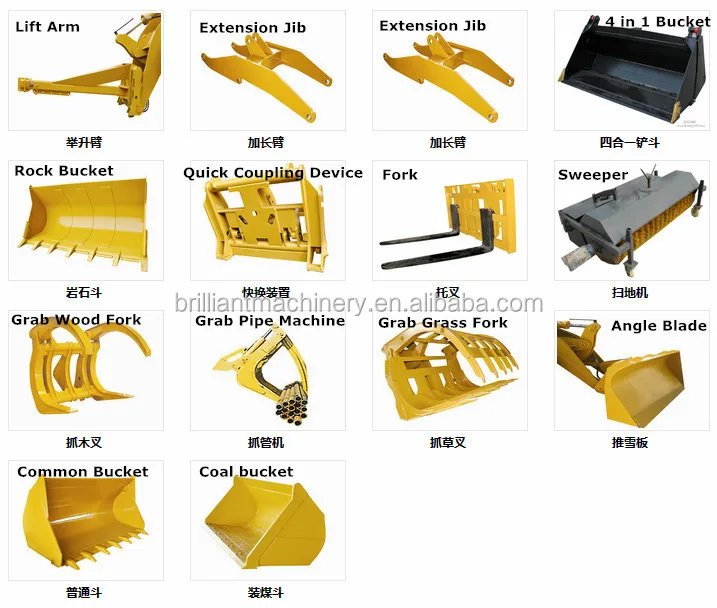 Rated Load 3 Ton Bucket Capacity 1.7m3 Shovel Bucket Loader For Sale ...