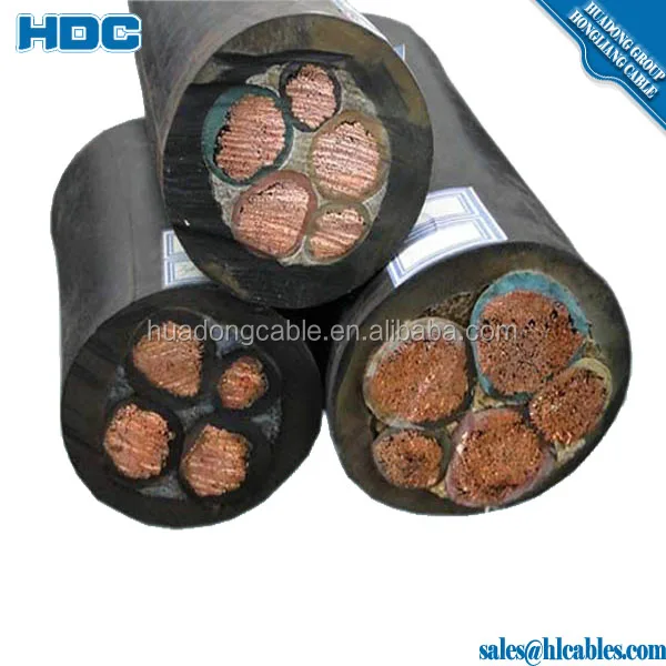 Flexible Cable 3x12 3x10 4x10 4x8 10/5 10/10 2awg 600v Soow Rubber ...