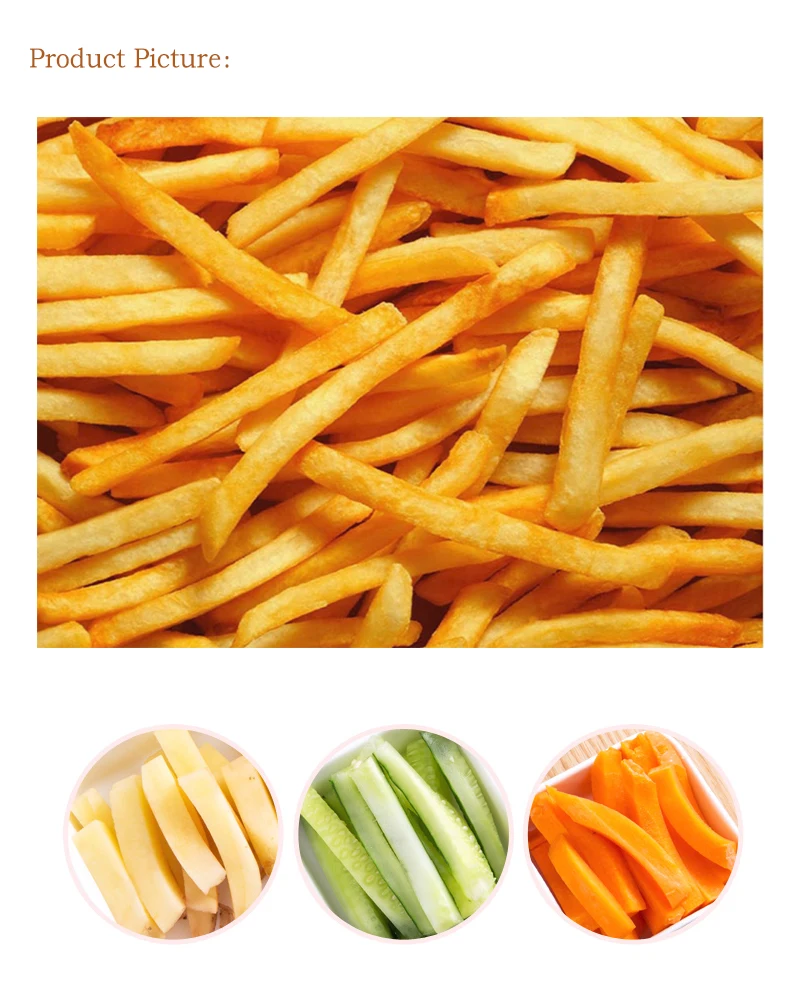 Manual Potato Strip Cutter / French Strip Cutting Machine / Vegetable ...