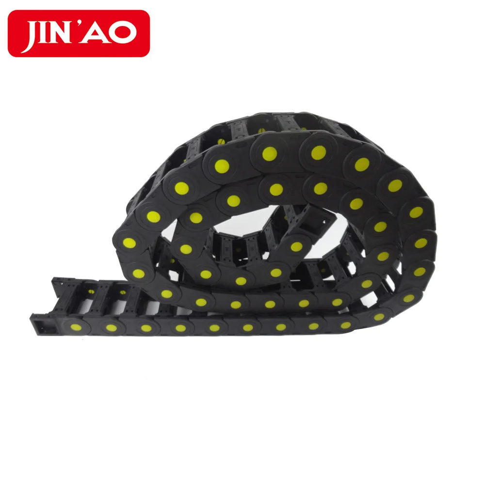 Pa66 Electrical Double Row Cable Cover Cnc Cable Protector Drag Chains ...