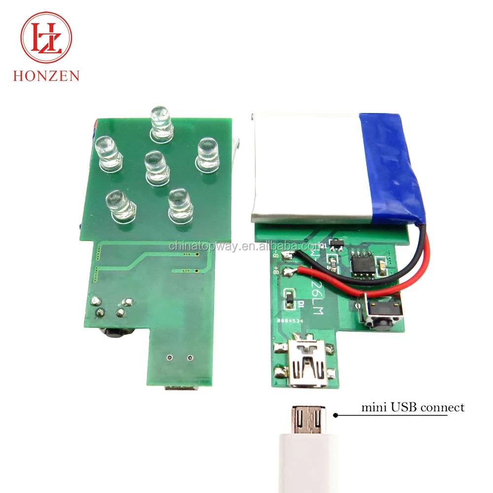 Custom Mini 5mm LED Bulb - 3.7V Rechargeable Module