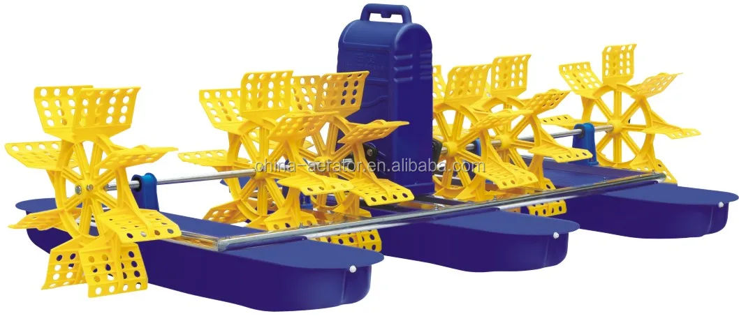 Solar Power Paddle Wheel Aerator for Efficient Oxygenation