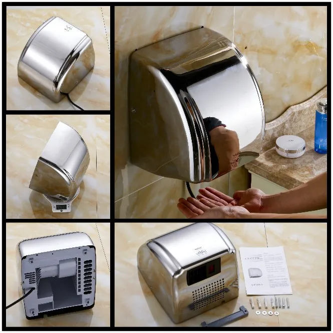 Modun Sus304 Material Handdryer Antibacterial Hand Dryer Automatic ...