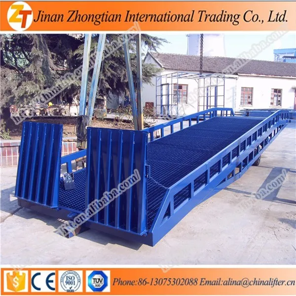 Folding Portable Mobile Hydraulic Yard Ramp Truck Bridge Container ...