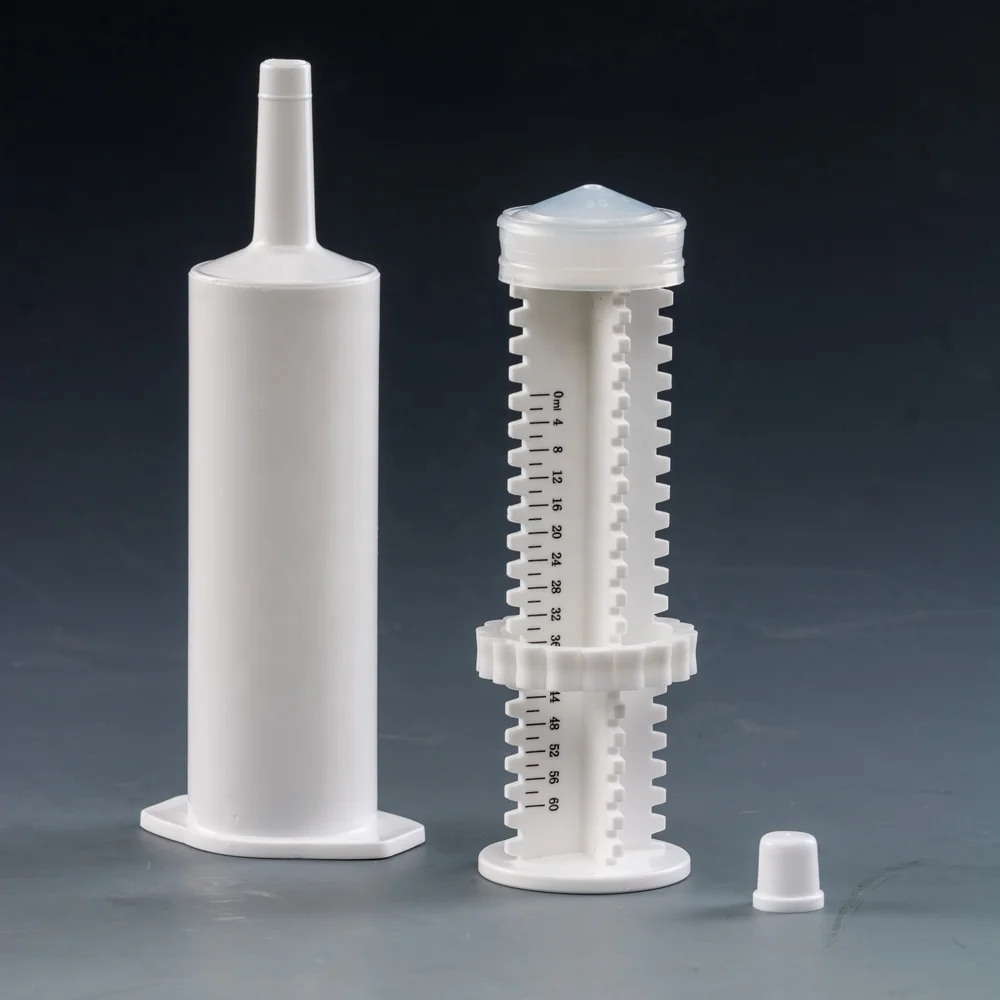Polyethylene Plastic Veterinary Poultry Oral Paste Syringe With Cheap ...