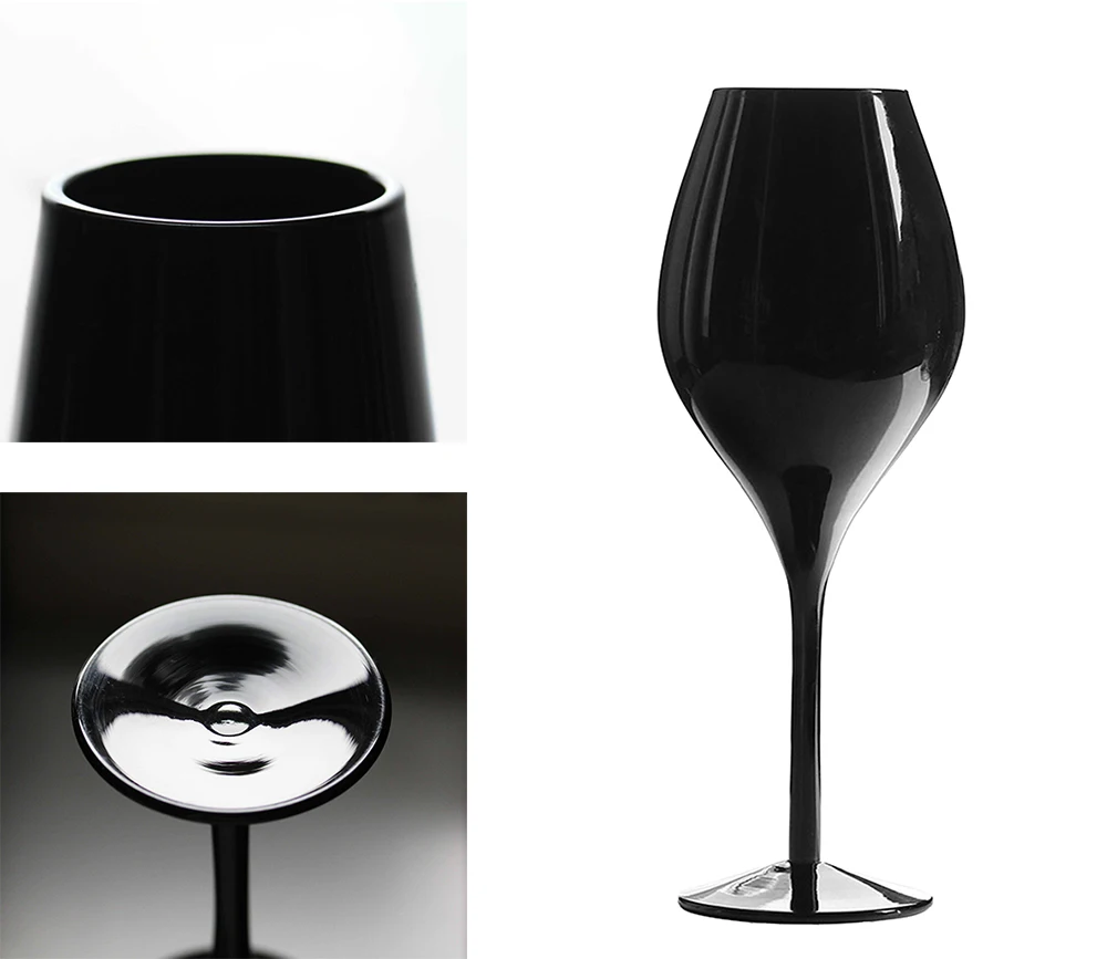 Sxgc Black Glassware Wine Glass - Buy Black Glassware,Black Drinking ...