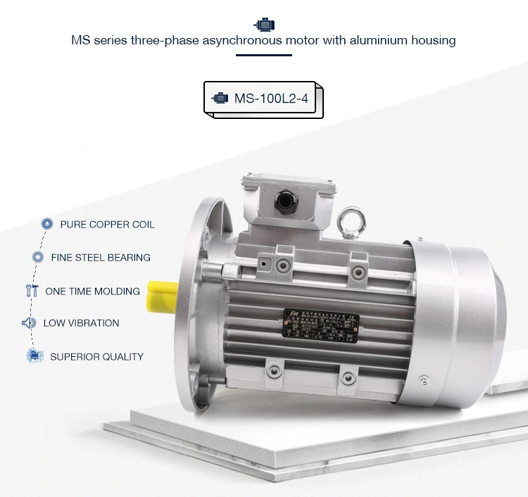 Ms Series Double Shaft 3 Phase 550 Watt 400w 1hp 8hp 20hp Battery ...