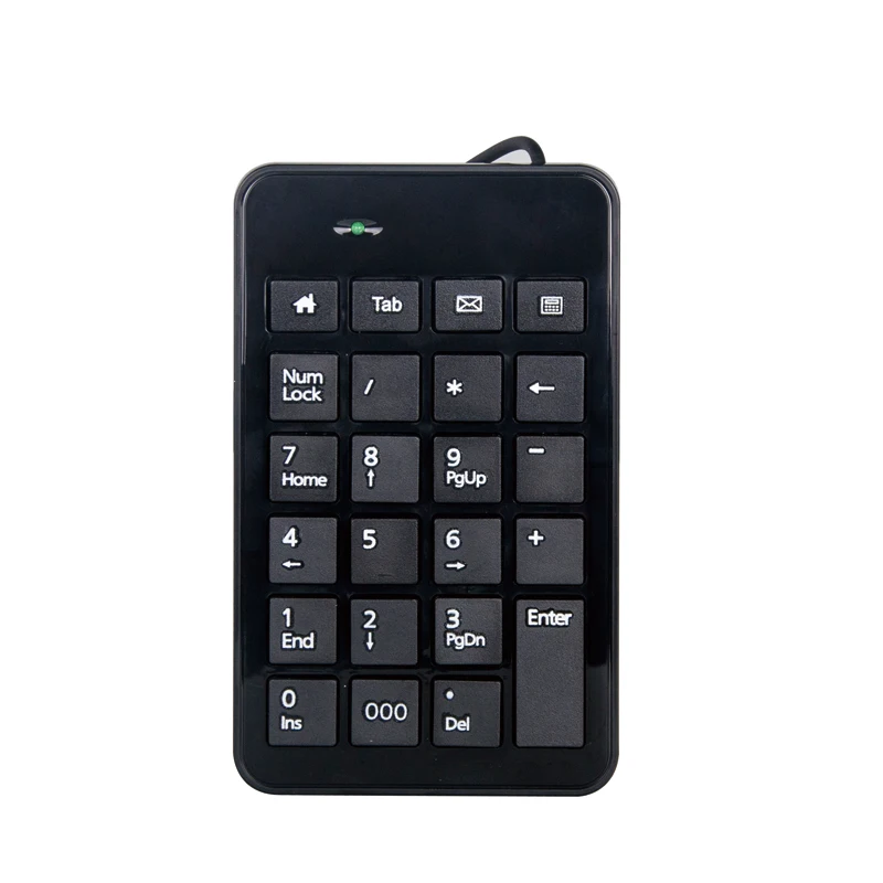 Black Pure Ps2 Numeric Keypad Numpad Number Mini Pad
