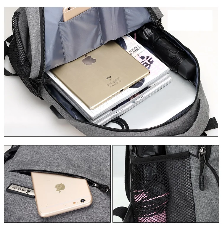 New 인기있는 디자이너 방수 Multifunction Men's Business 여행 Laptop Backpack Bag 와 ...