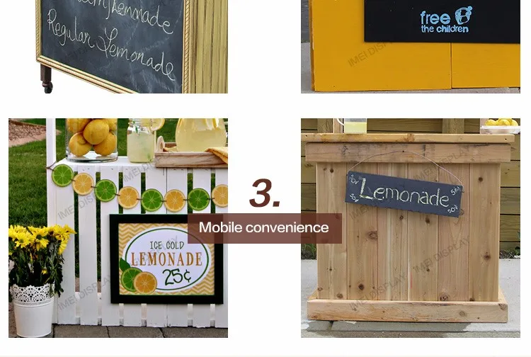 Shop Our Hot Sale Wooden Lemonade Stands for Outdoor Display