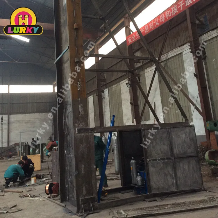 Amusement Park Kids Jumping Hopper Frog Drop Tower Rides