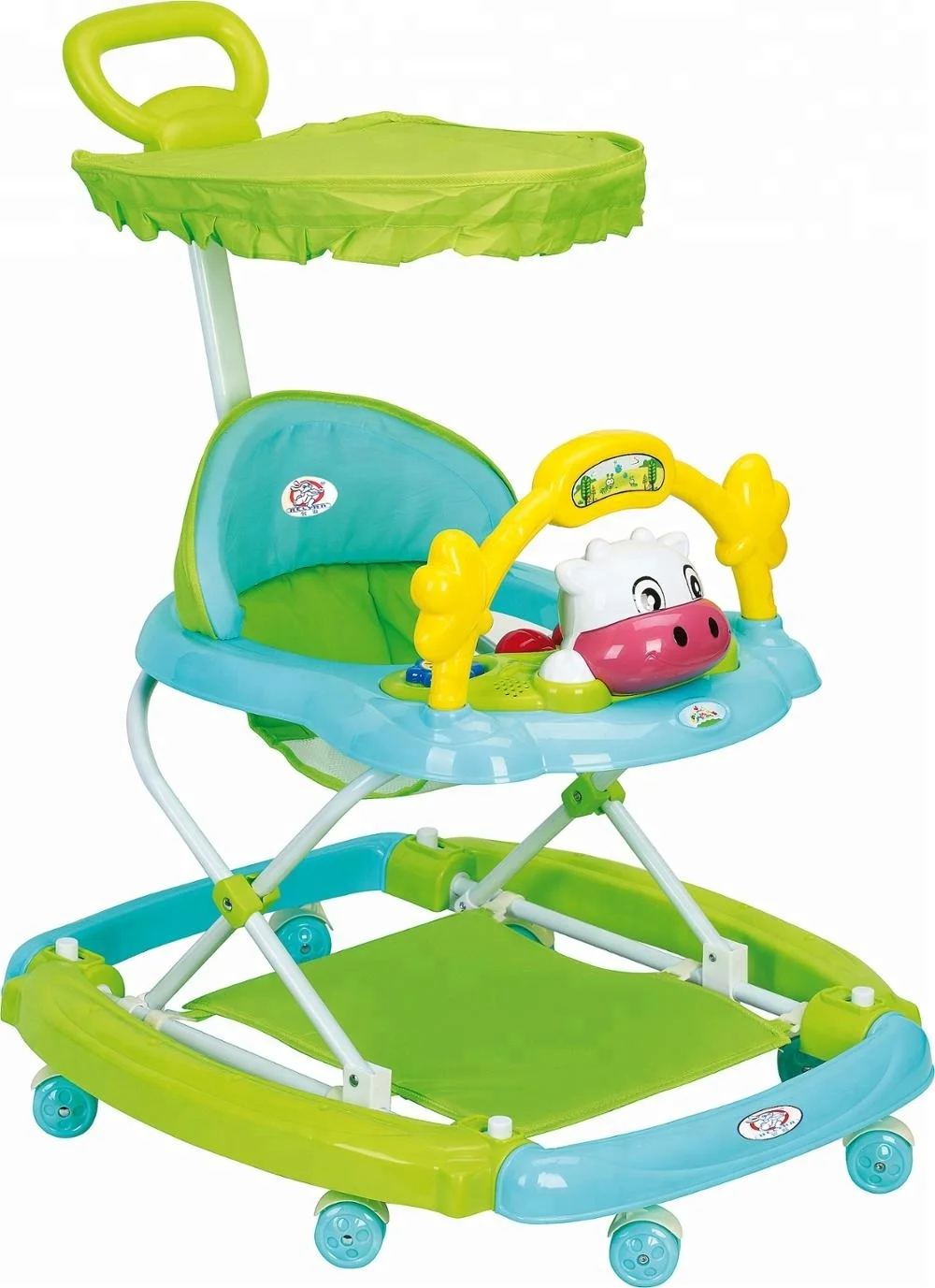 B-kids BM1949 Cartoon Cow Rocker Baby Walker - Fun & Safe