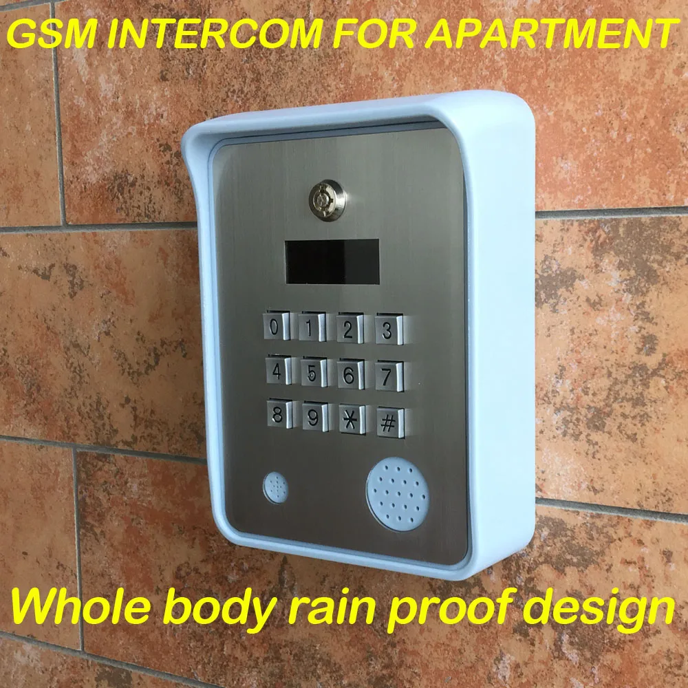 Gsm intercom inalámbrico de audio intercomunicador para apartamento ...