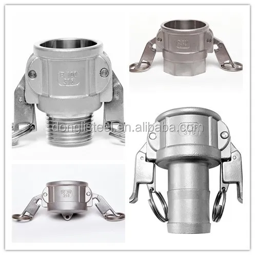 Type C with Self-Locking Handles - AISI 304 316 Camlock Couplings