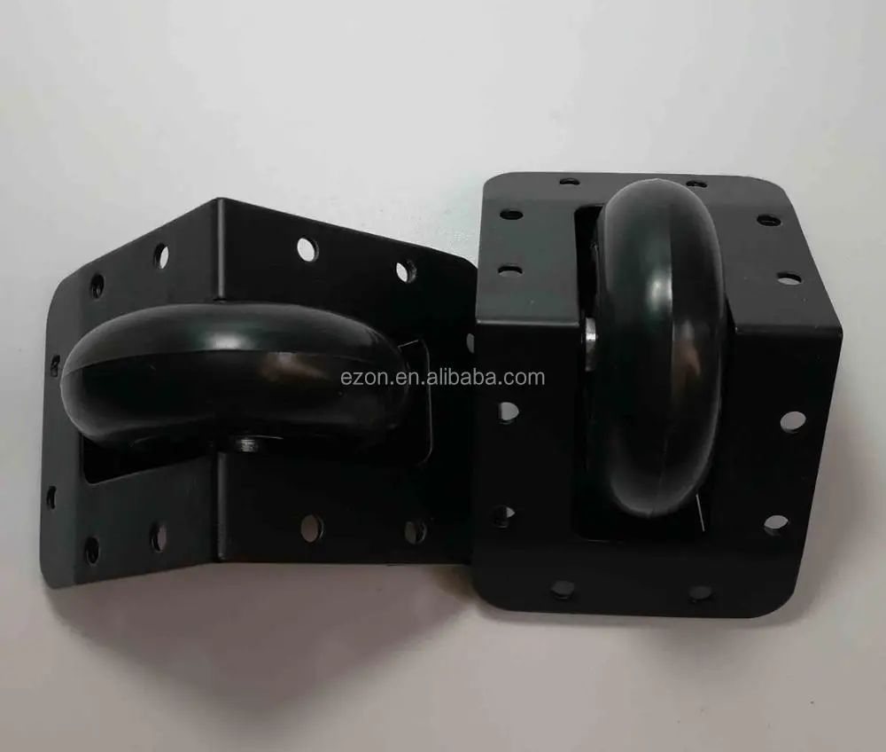 Medium Wheel,Flight Case Hardware Black Caster,Heavy Duty Recessed Edge ...