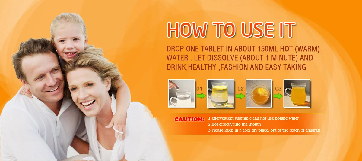 Effervescent Protein Vitamin C Rosehips Tablets - Immune Support