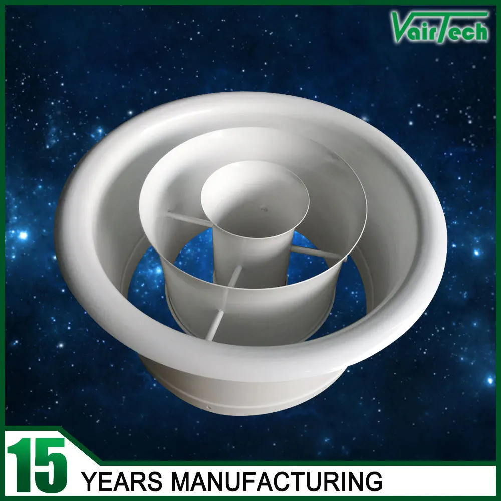 New Style Air Conditioning Ceiling Round Air Vent Jet Diffuser Air ...
