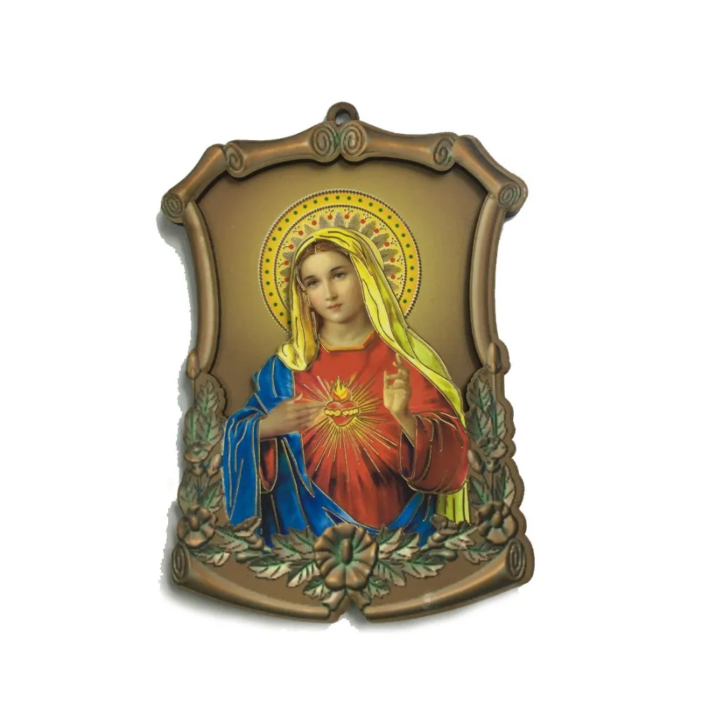 Wood Decoration Catholic/religious Saints Wall Icon Crucifix - Buy Wood ...