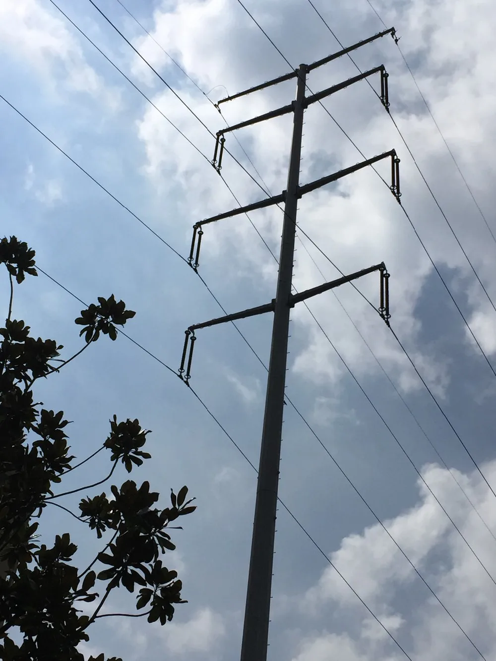 Galvanized Electric Power Steel Poles for Transmission Towers