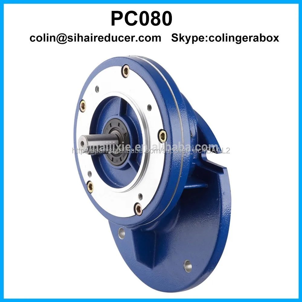 pc080 engranajes helicoidal unidad de engranajes del motor reductor de velocidad mecánico ...
