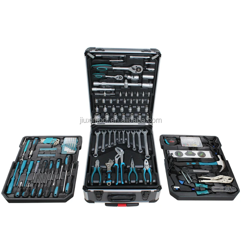 Durable Hand Tool Set With Grey Abs Trolley Case 186pcs Tools Box Set ...