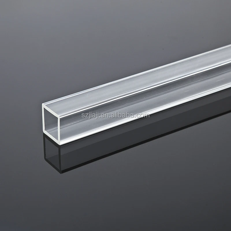 PMMA rohr transparent kunststoff vierkantrohr-Kunststoff-Röhre-Produkt ...