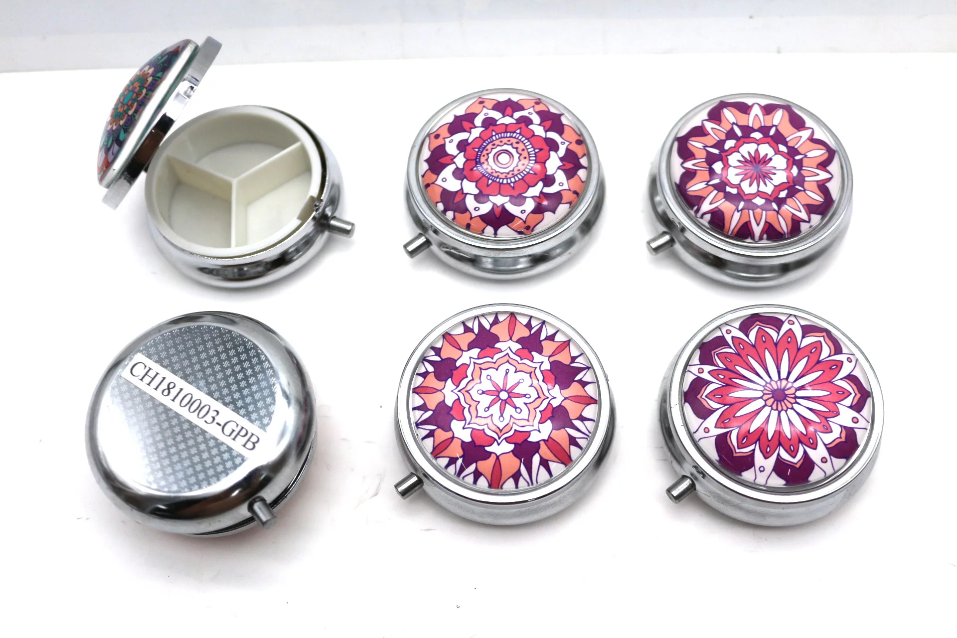 Custom Metal 3 Times Pill Organizer Box - Buy Pill Box,Metal Pill Box ...