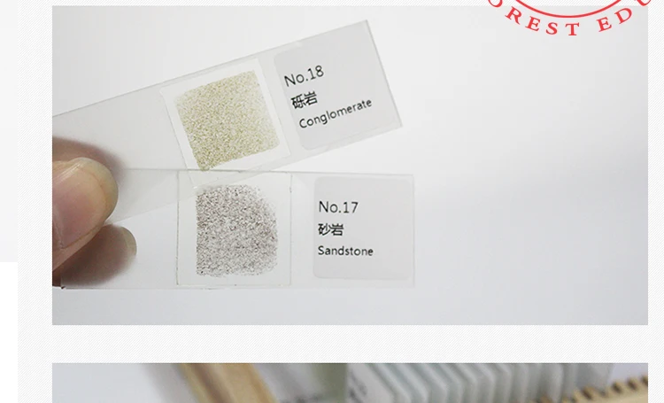 Thick Glass Rock and Stone Grind Thin Section Slides