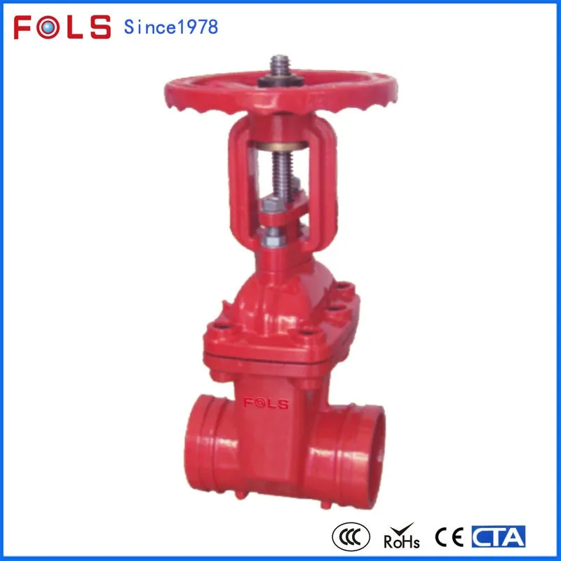 Fire Fighting Handle Wheel Rising Stem Flange 6 Inch Gate Valve - Buy 6 ...