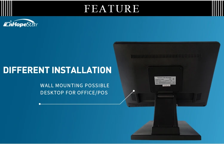 19 Inch Touch Screen Monitor for KTV Karaoke - 30W Power