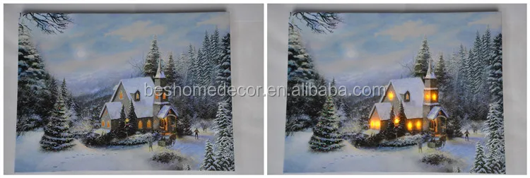 Animal Led Canvas Art,Lighted Moving Pictures Modern Printed - Buy ...