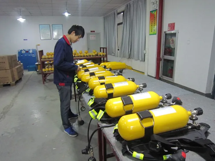 6l 30mins Self Contained Air Compressor Scba - Buy Air Compressor,Scba ...