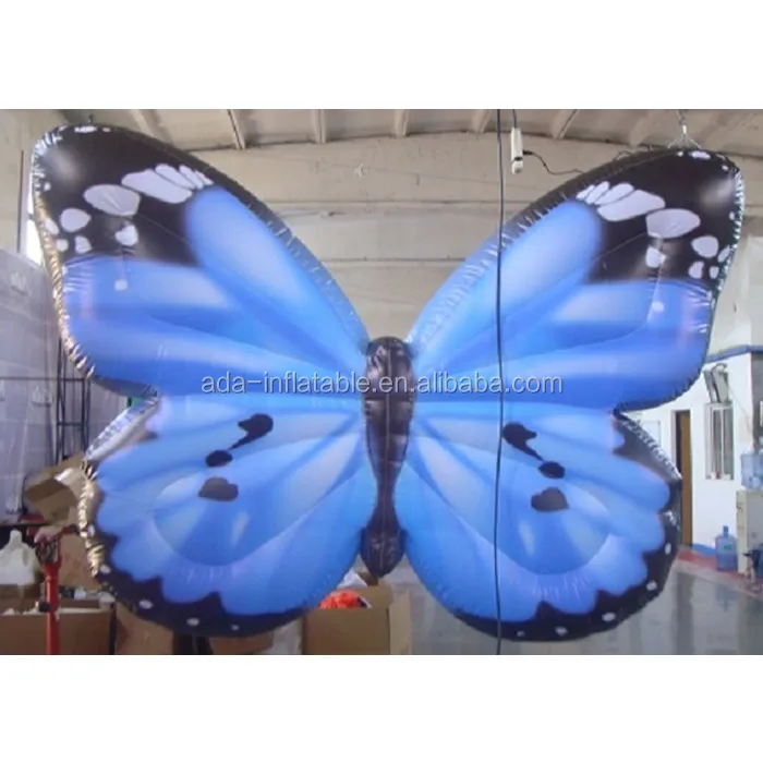 2m Wide Event Decoration Inflatable Butterfly Customized Hanging ...