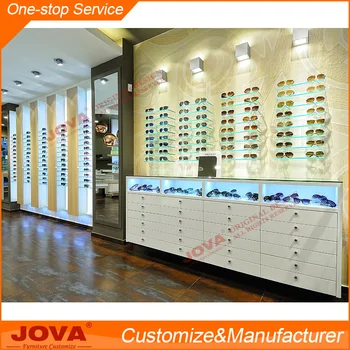 Free Design Wall Eyeglass Shop Counter Optical Shop Decoration - Buy ...