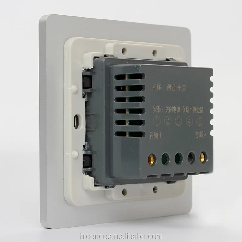 Rotary Volume Control Sound Volume And Led Light Tuning Wall Switch ...