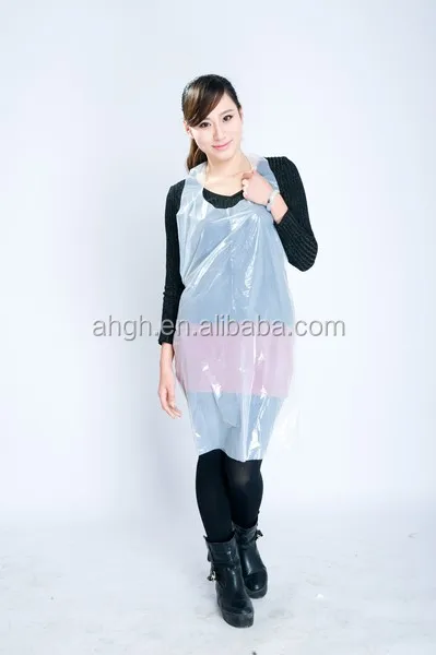 Promotional Pvc /pe Apron,Transparent Clear Pvc Coated Apron - Buy Pvc ...