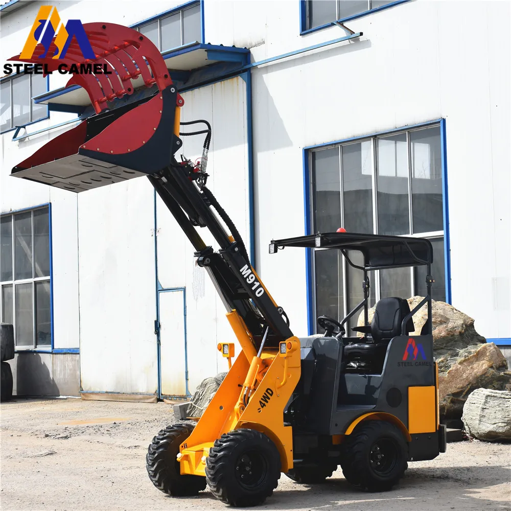 New Concrete Mixer Bucket Compact Mini Loader For Construction - Buy ...