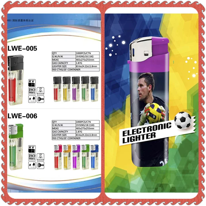 Cheapest Refillable Transparent Baida Gas Electric Lighter - Buy ...