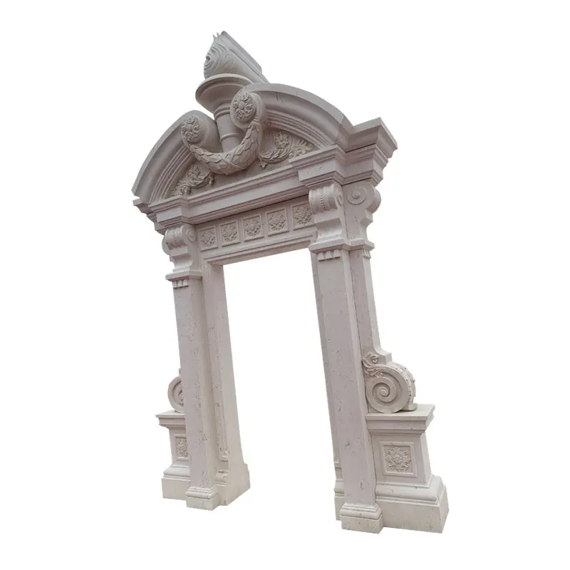Customize Raking Cornice Square Roman Column Limestone Column - Cornisa ...