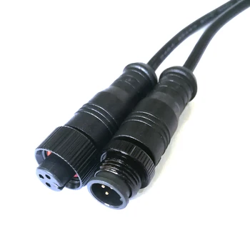3 Pin 12v Connectors Waterproof Plug Male Female Quick Disconnect Ip65 ...