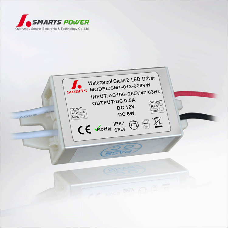 SMARTS POWER CE ETL ROHS Listed Constant Voltage LED Bulb Driver 5W 6W ...