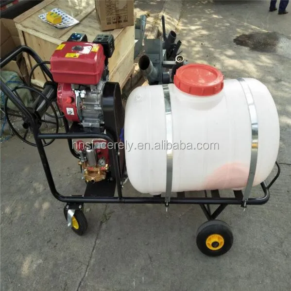 Power Spray Gasoline Sprayer Cart Spray High-pressure Injection Pump ...