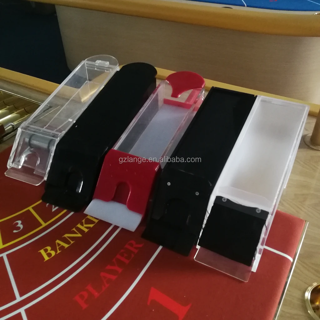 8 Deck Full Black Acrylic Playing Card Dealer Holder Shoe - Buy Dealer ...